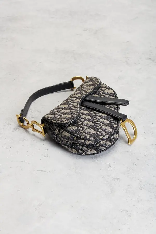 Dior Trotter Oblique Saddle Bag
