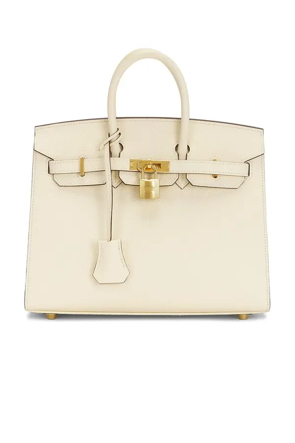 Hermès Epsom Birkin 25 Handbag - Nata