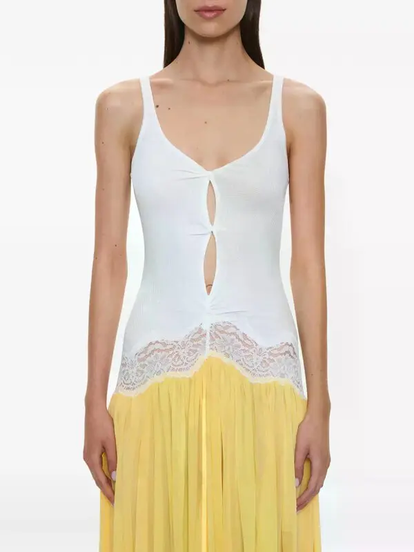 Christopher Esber Verner Cut-out Lace-trim Maxi Dress