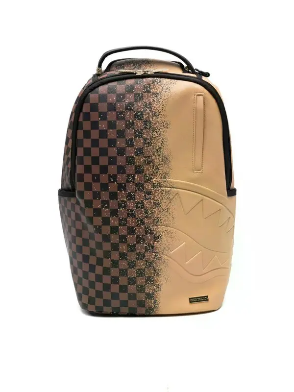 SPRAYGROUND Check Pattern Backpack - Neutrals