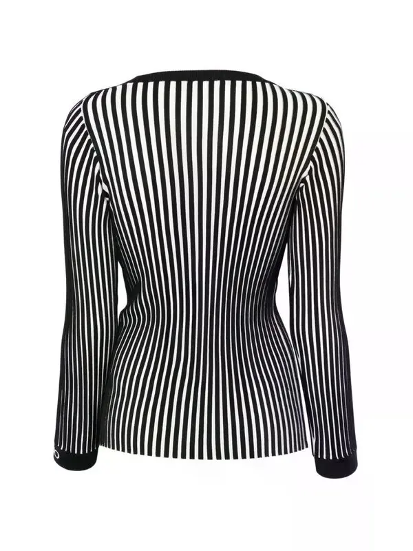 Liu Jo Striped Button Top