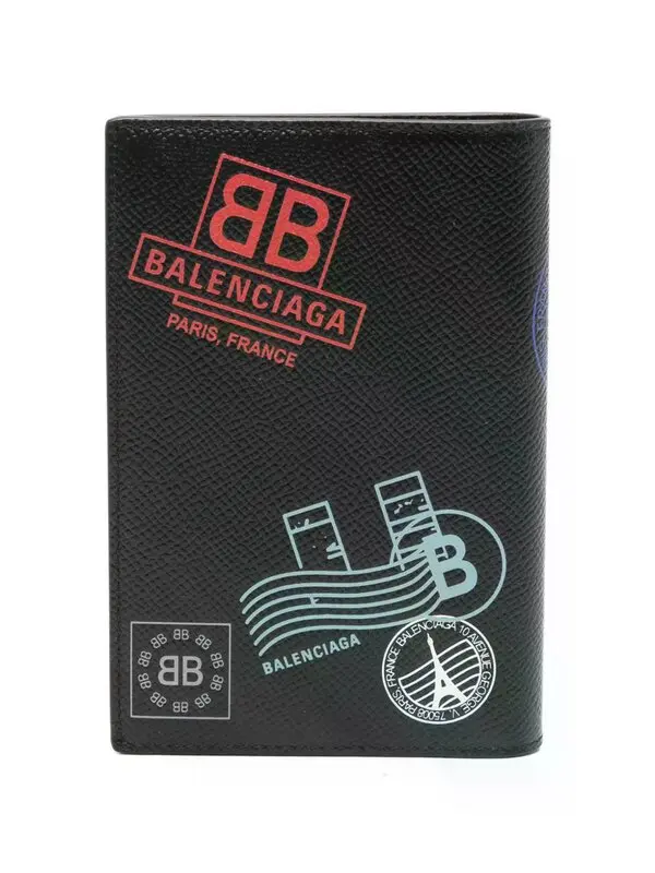 Balenciaga Graphic-print Passport Holder
