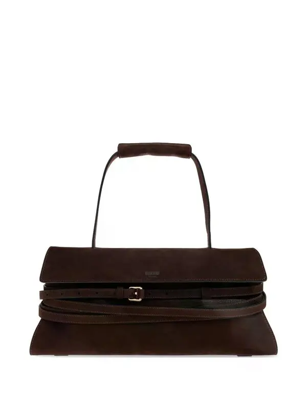 Moschino Tie Me Shoulder Bag - Brown