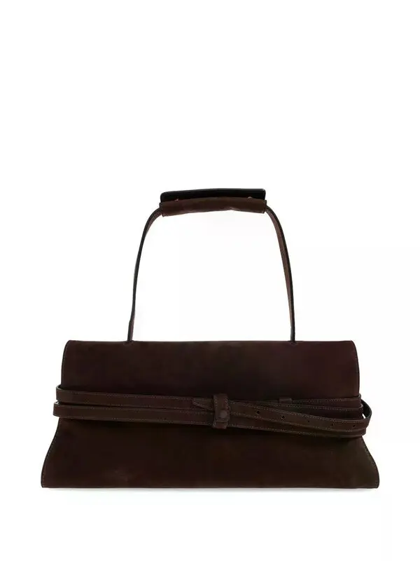 Moschino Tie Me Shoulder Bag - Brown