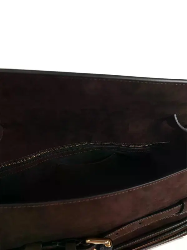 Moschino Tie Me Shoulder Bag - Brown