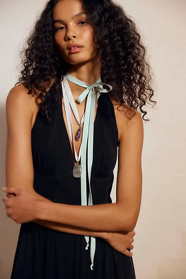 Free People Wild Unknown Layered Necklace - Aventurine