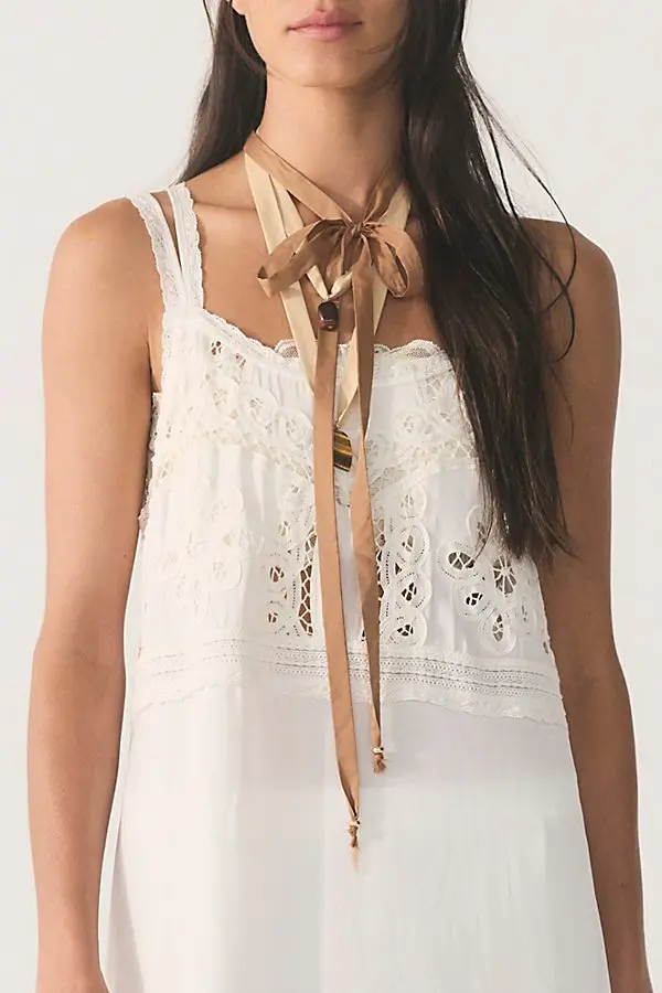 Free People Wild Unknown Layered Necklace - Tigers Eye