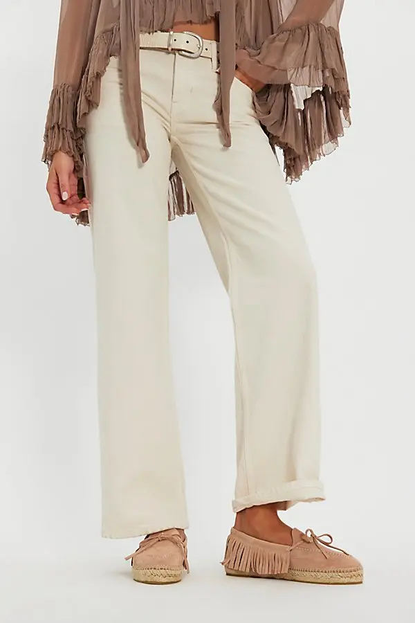 Free People Faraway Fringe Espadrilles - Vachette Suede