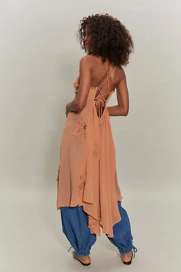 Free People Harlow Embellished Maxi Top