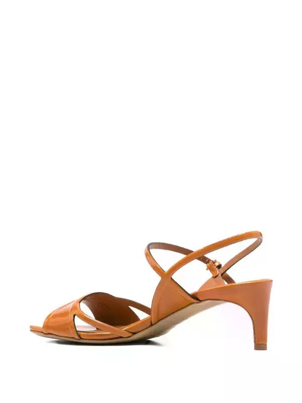 DEL CARLO Criss-cross Strap Sandals