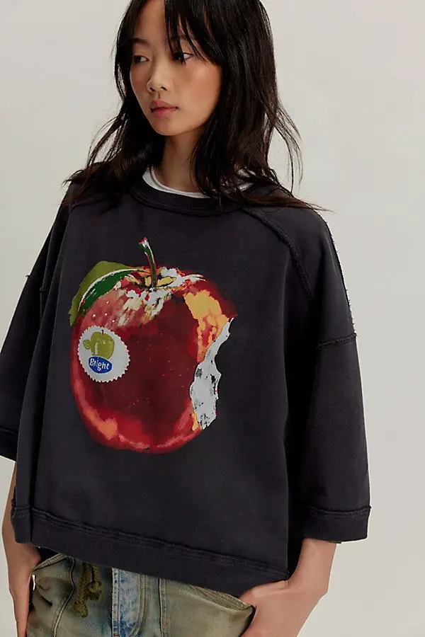 Free People We The Free Everything Printed Pullover - Apple Combo