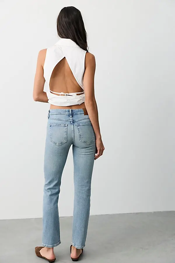 Free People We The Free Nash Straight-leg Jeans - Laredo