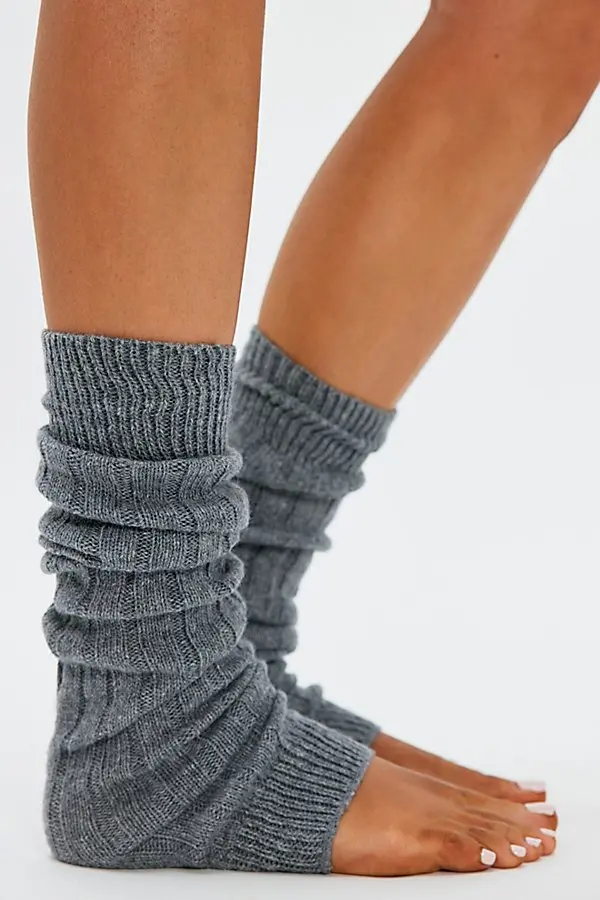 Free People Hedi Convertible Leg/arm Warmers - Grey