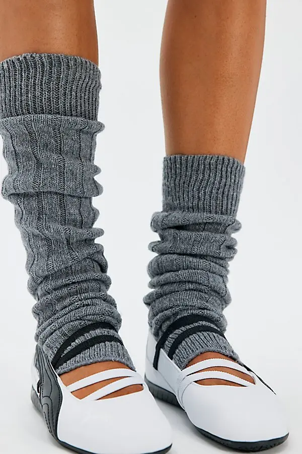 Free People Hedi Convertible Leg/arm Warmers - Grey