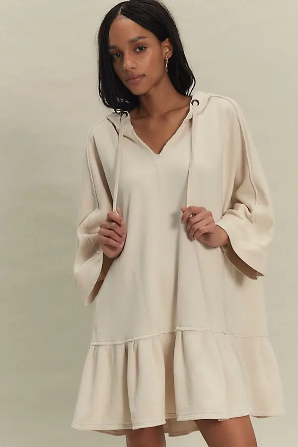 Free People We The Free Lilly Tunic Sweatshirt - Tea