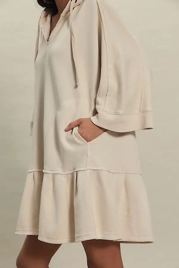 Free People We The Free Lilly Tunic Sweatshirt - Tea