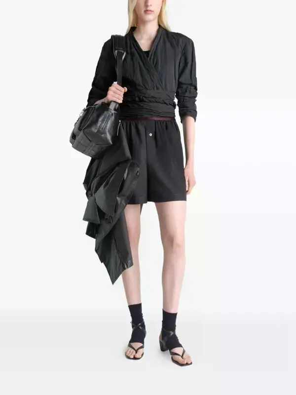 LEMAIRE V-neck Long-sleeve Top