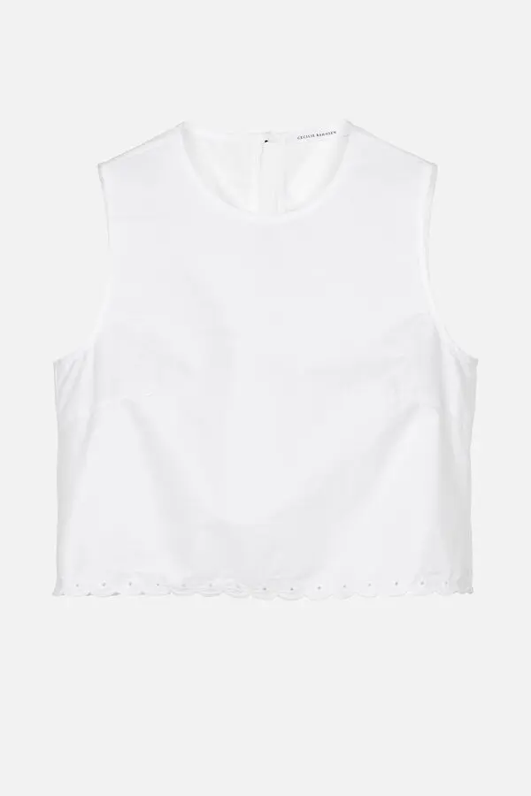 Cecilie Bahnsen Cbdeeba Broderie Anglaise Top - White