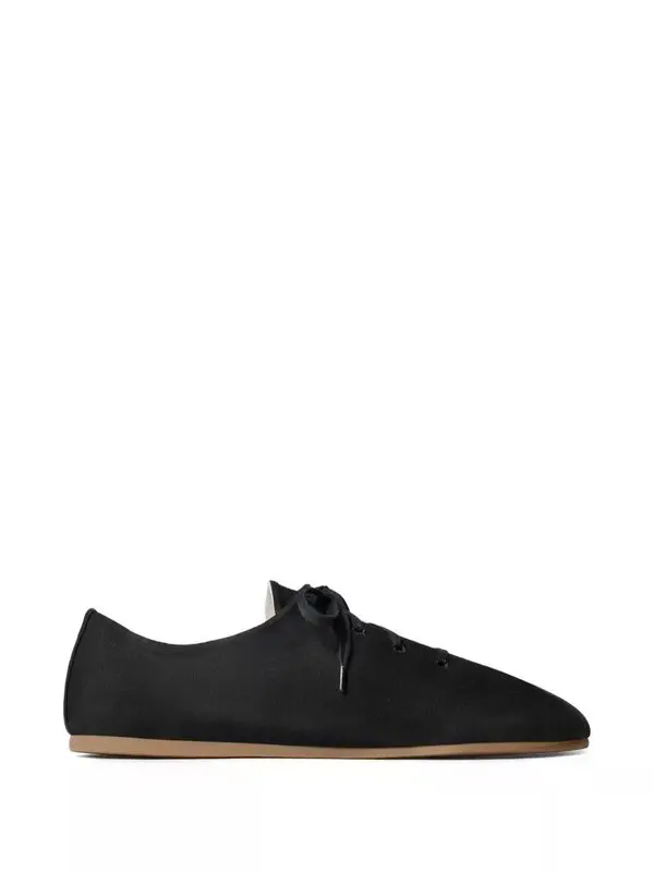 LEMAIRE Lace-up Derby Piqué Cotton Canvas Sneakers