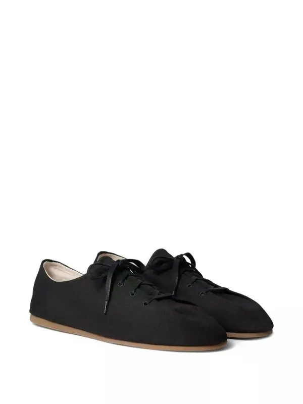 LEMAIRE Lace-up Derby Piqué Cotton Canvas Sneakers
