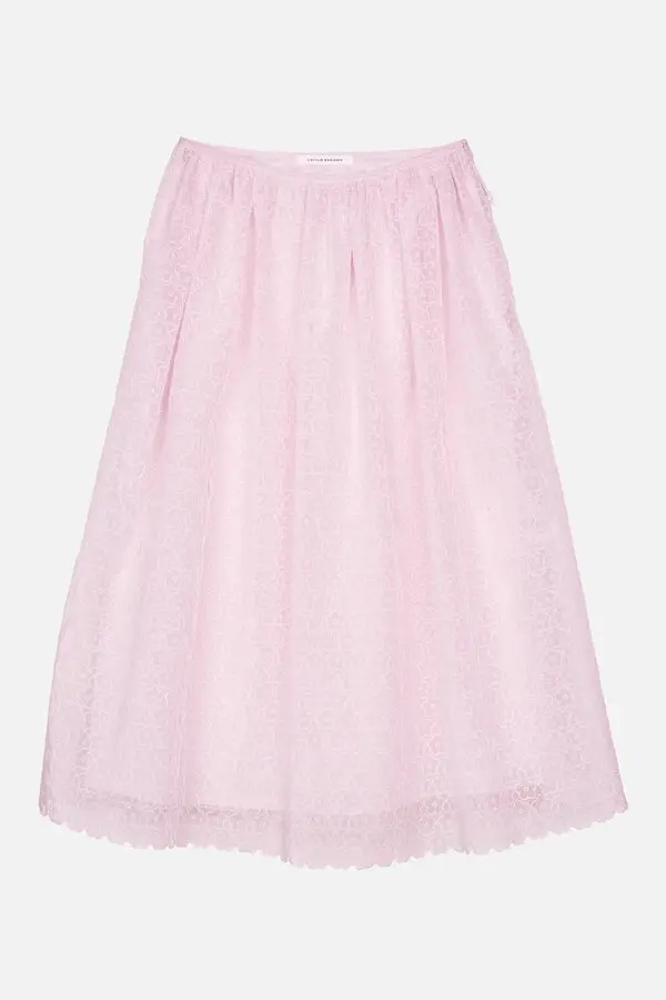 Cecilie Bahnsen Midi Skirt - Rose