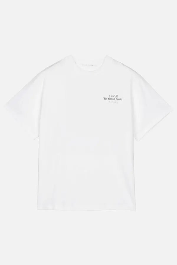 Cecilie Bahnsen Printed Cotton Jersey T-shirt - White