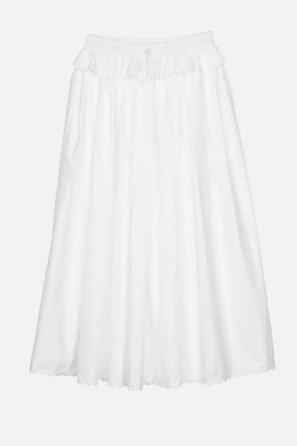 Cecilie Bahnsen Cbdalia Skirt - Bianco