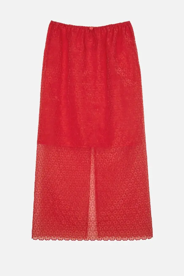 Cecilie Bahnsen Floral Print Midi Skirt