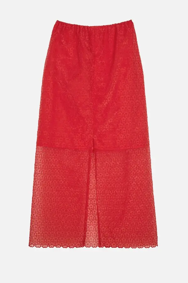 Cecilie Bahnsen Floral Print Midi Skirt