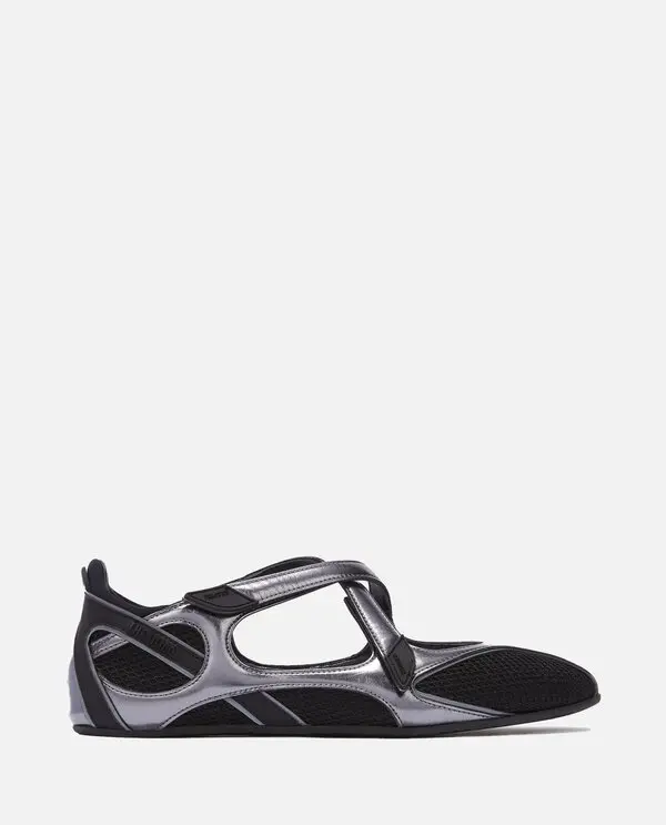 Attico Nomad Ballerina Flat - Black