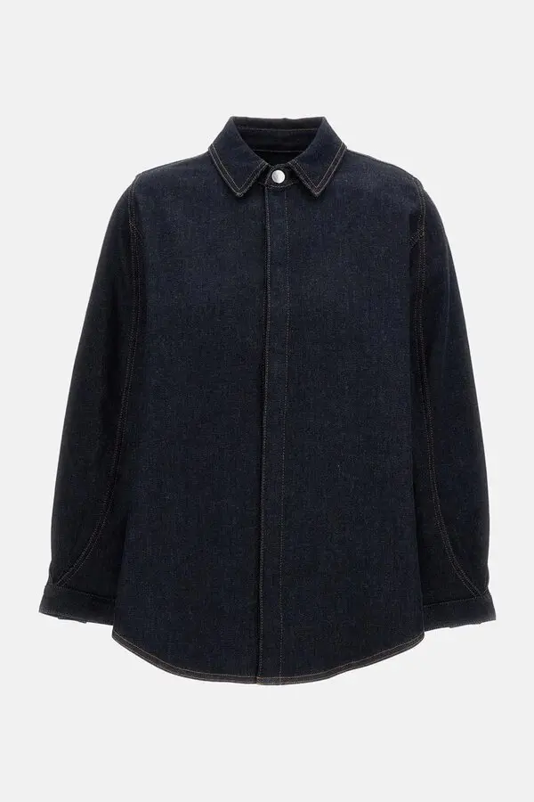 Jacquemus La Chemise Amelo De-nimes Shirt - Blue