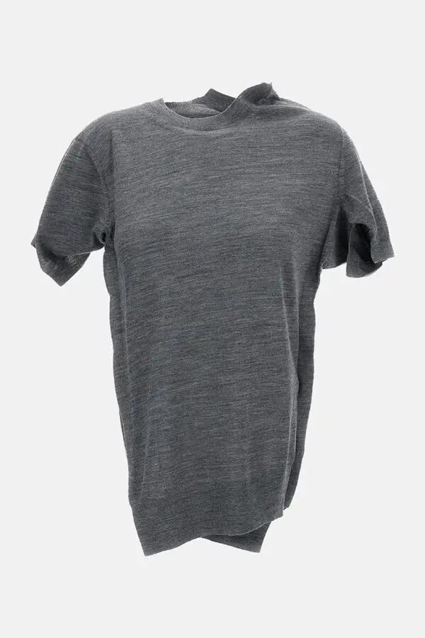 Junya Watanabe Fine Wool T-shirt - Grey