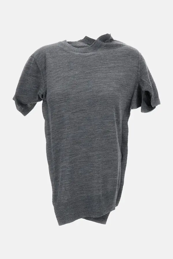 Junya Watanabe Fine Wool T-shirt - Grey