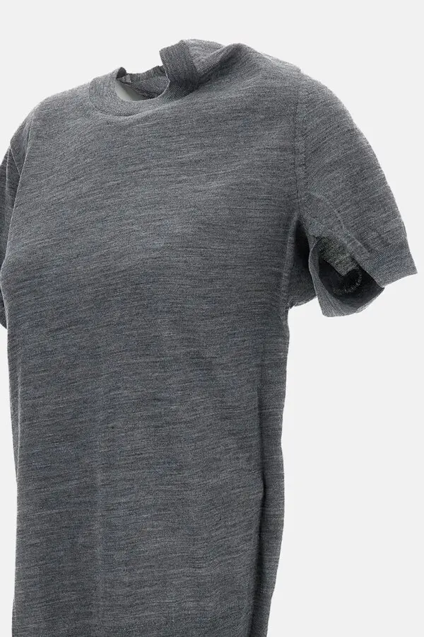 Junya Watanabe Fine Wool T-shirt - Grey