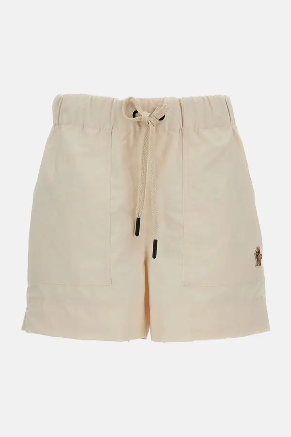 Moncler Technical Fabric Shorts - White