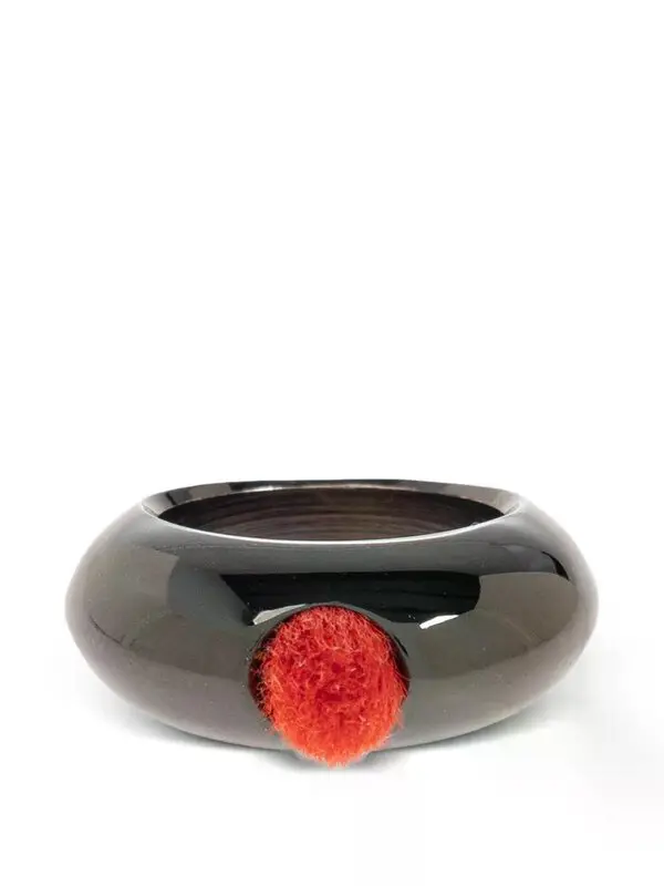 Issey Miyake Polished Ring - Black