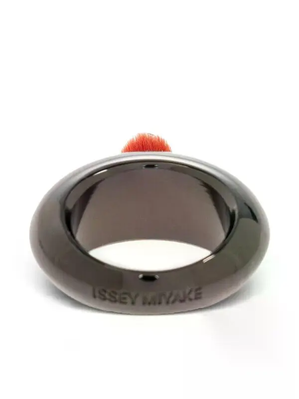 Issey Miyake Polished Ring - Black