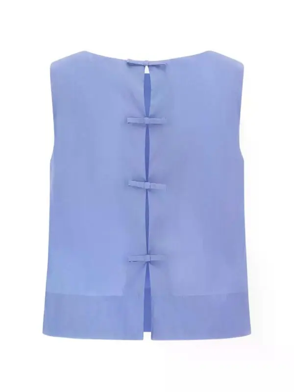 Herno Boat Neck Top - Blue