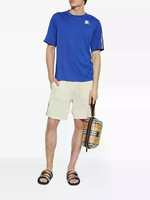 Burberry Check Trim Jersey T-shirt