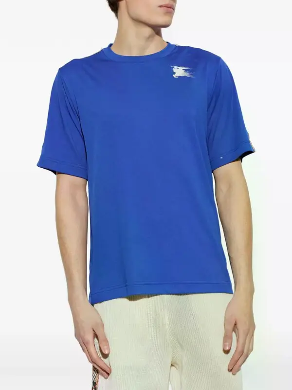 Burberry Check Trim Jersey T-shirt