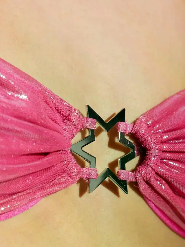 MISBHV Star-plaque Bikini Top