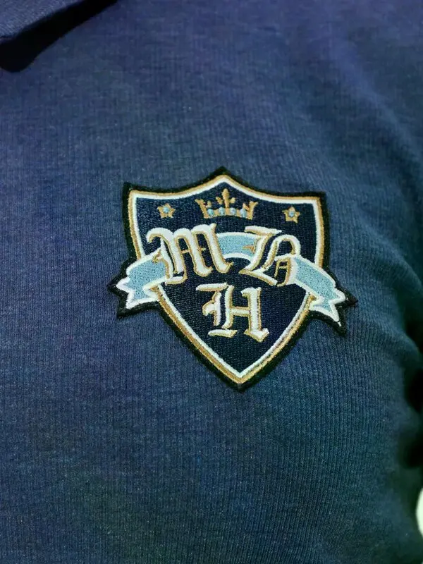 MISBHV Patch-detail Polo Shirt - Blue