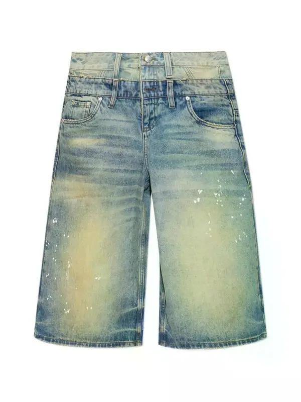 MISBHV Layered Denim Shorts