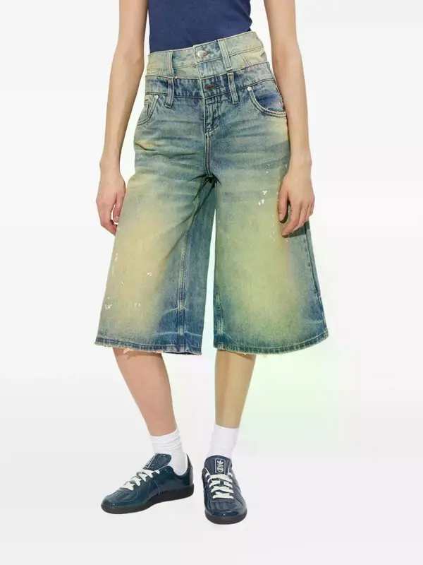 MISBHV Layered Denim Shorts