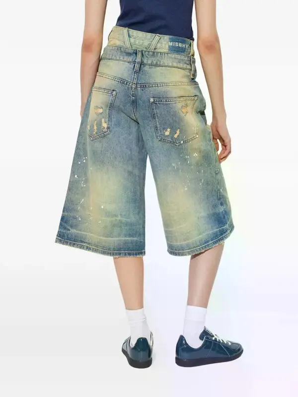 MISBHV Layered Denim Shorts