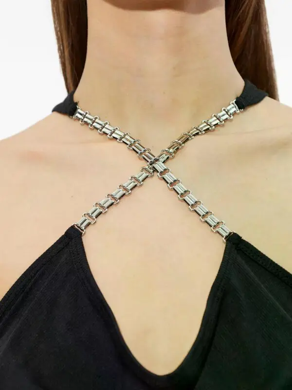 MISBHV Chain-detail Halterneck Dress