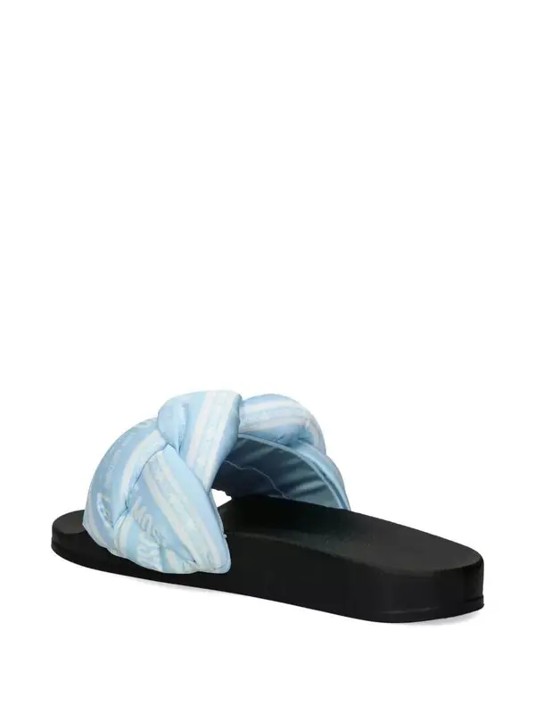 Moschino Printed Flip Flops - Blue