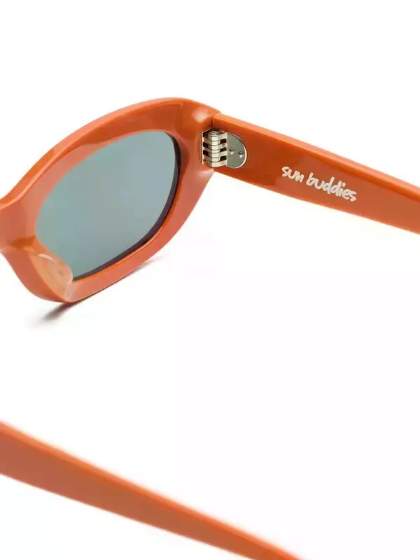 SUN BUDDIES Miuccia Oval-frame Sunglasses