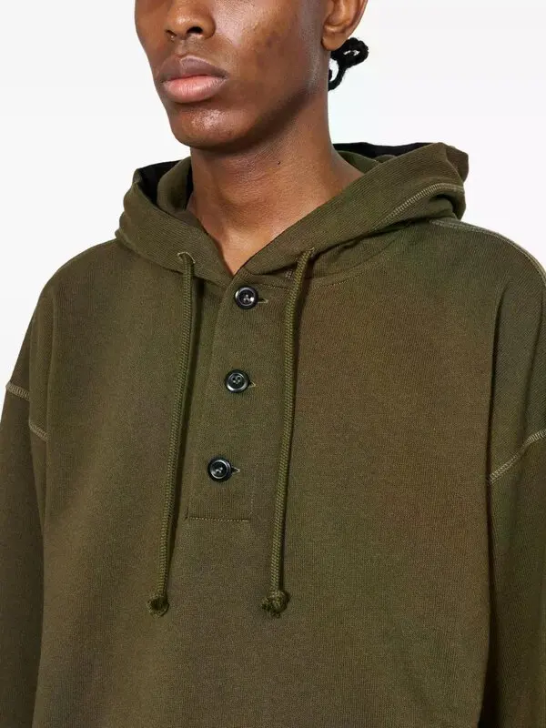 MARGARET HOWELL Buttoned Hoodie