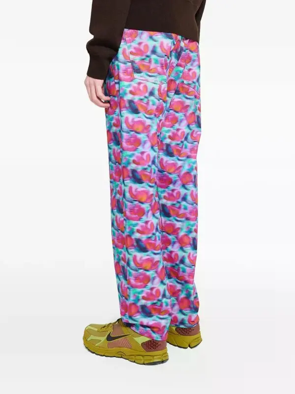 TrÈs Bien Printed Floral Jeans